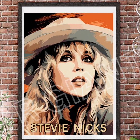 Stevie Nicks | Wall Decor | Stevie Nicks Poster 1x17 Wall Art Rock ...